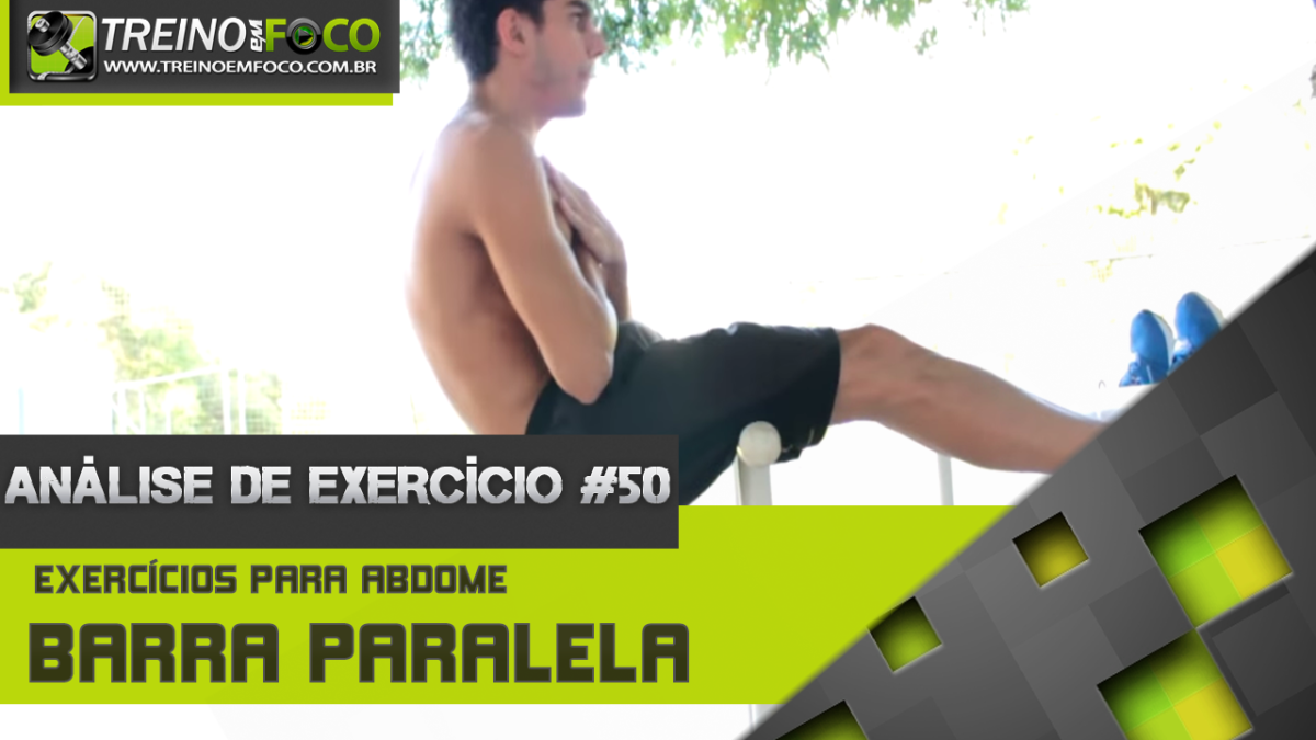 Abdominais nas barras paralelas