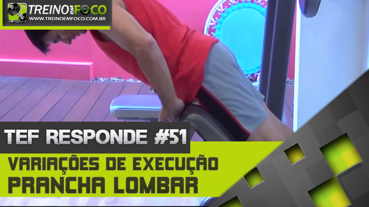 Variações de execução na Prancha Lombar - Posterior/Glúteo x Eretores ...