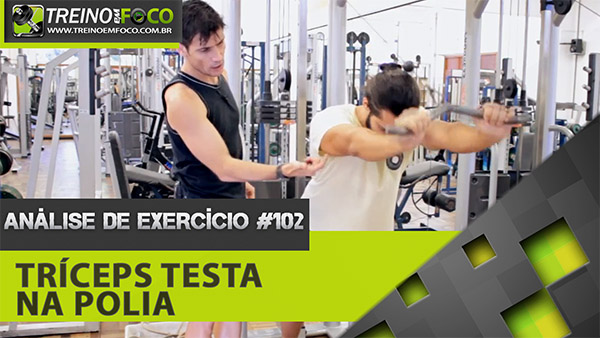 Tríceps Testa na polia - Dicas para executar